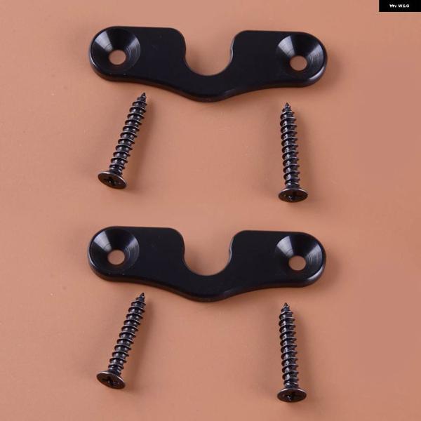 車用サンバイザークリップ ジープ ラングラー JK JL 2018 グラディエーター JT 2020 - 22 ブラック 2個 カスタム パーツ アクセサリーHigh-concerned chemical:NoneOther Part Nu...