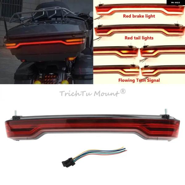 TRI GLIDE CVO/SE FLHTCUTGSE 2020 2021 2022 LEDライト バイク ツアーパック テールライト ブレーキライト アクセサリー モト カスタム パーツ アクセサリーBattery Included:No...