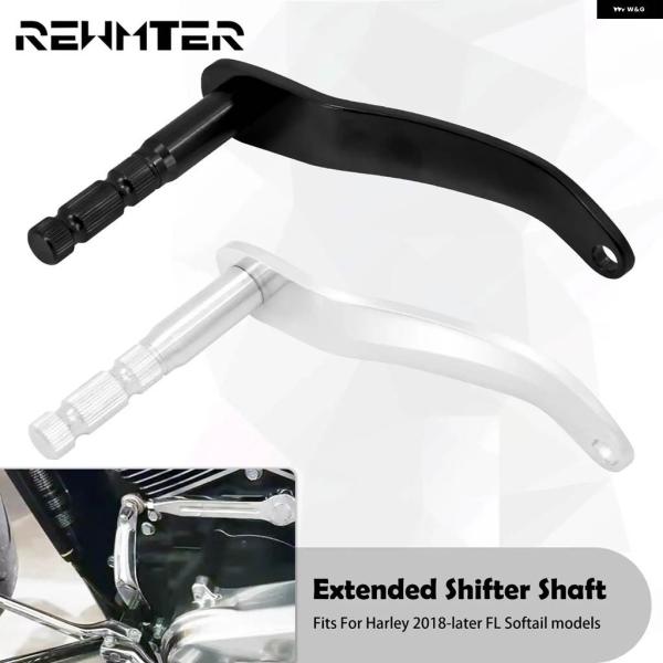 オートバイ ギア 延長 シフター シャフトロッド レバー アーム ハーレー ソフテイル ヘリテージ スポーツ グライド FLSB ファットボブ スリム 2018-2022 2025 カスタム パーツ アクセサリーHigh-concerned...