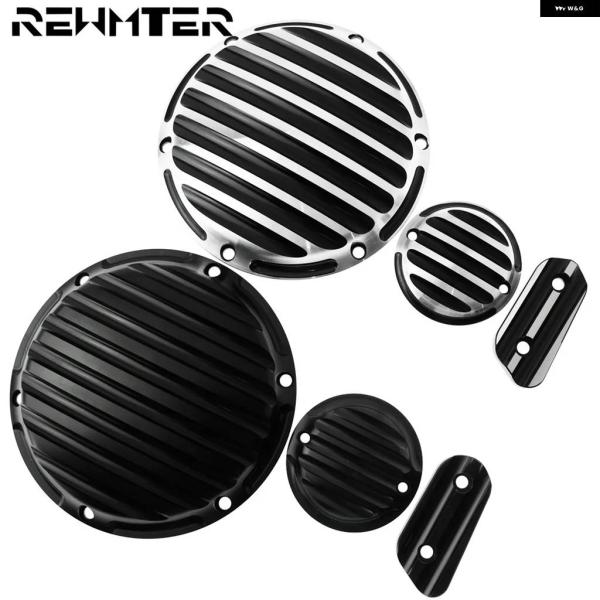 REWMTER バイク ダービーカバー タイミングタイマーカバー 点検カバー ハーレー スポーツスター 883 1200 XL 72 カスタム ナイトスター 2004-17 カスタム パーツ アクセサリーHigh-concerned che...