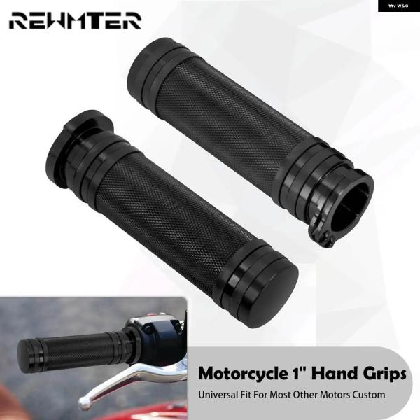 オートバイ 非電子式 1インチ25MM ハンド グリップ ハンドルバー ブラック ハーレー スポーツスター 883 XR ツーリング ダイナ ソフテイル カスタム FLH カスタム パーツ アクセサリーHigh-concerned chem...