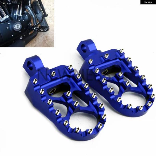 オートバイ CNCエクステンション パッド フットペグ MX 360 回転式 カスタム チョッパー スタイル ハーレー XG500 XG750 XG750A カスタム パーツ アクセサリーHigh-concerned chemical:No...