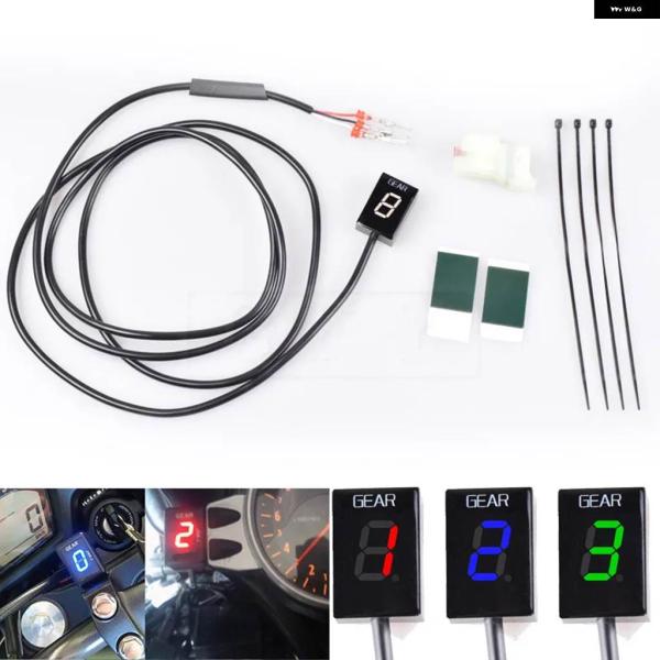 ホンダ VFR800インターセプター2006-2013年モデルVFR800206-2015年型LED電子機器1-6レベルギア インジケーター モトスピードデジタルメーター用 カスタム パーツ アクセサリーSpecial Features:E...