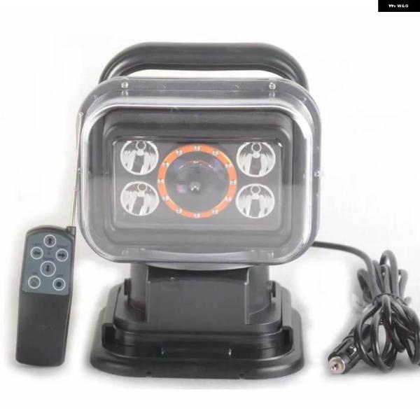 360度回転 60W 12V 24V LED サーチライト ボート マリン オフロード 4X4スポットライト リモコン カー付き カスタム パーツ アクセサリーHigh-concerned chemical:NoneDegree:360Wo...