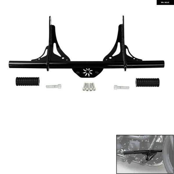 バイク ブラックフロント クラッシュ バー プロテクター ハーレー ダイナモデルストリートボブミッド コントロール 付き 2006-2017 カスタム パーツ アクセサリーHigh-concerned chemical:NoneSpecia...