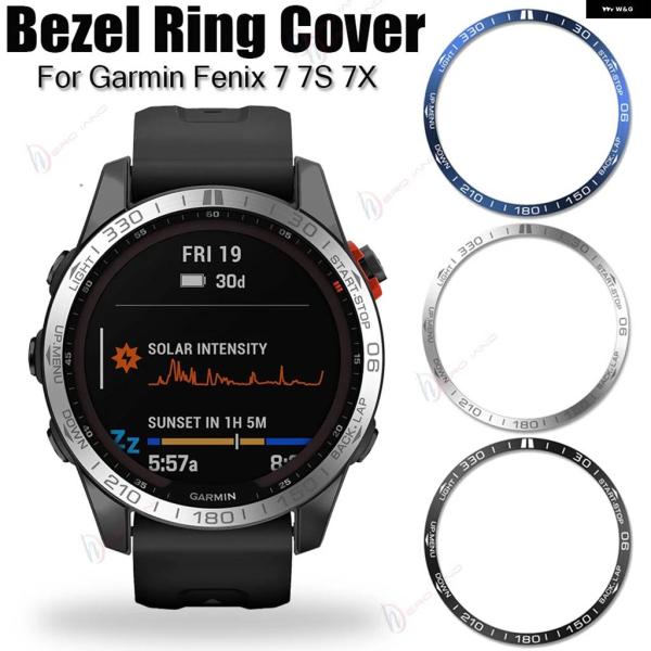 バンパー 粘着ケース FENIX 7 メタル ベゼル GARMIN FENIX 7X 7S リング メタルケース フレーム プロテクター シェル カスタム パーツ アクセサリーMaterial:Stainless steelElectric...