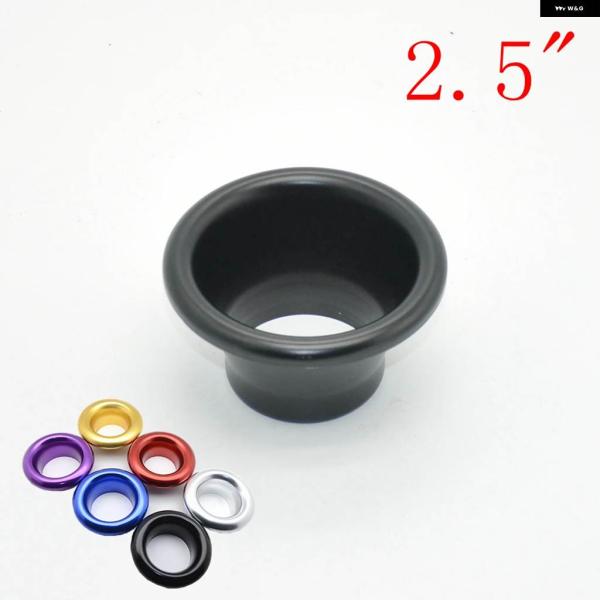 2.5インチ 65MM インレット ショートラム ベルマウス ベロシティスタック アダプター エアインテーク ターボホーンカバー カスタム パーツ アクセサリーPlacement on Vehicle:TurboSpecial Featur...