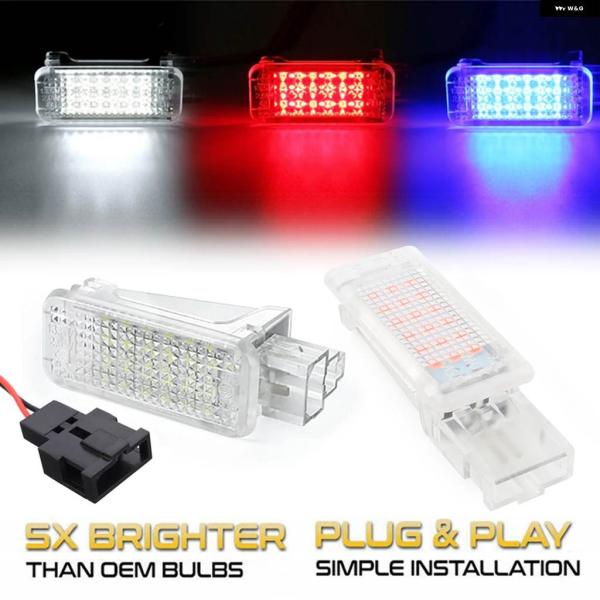 LED フットウェルライト ラゲッジコンパートメント グローブ ボックス ランプ アウディ A4 B5 B6 B7 B8 A3 A6 C6 C7 A5 R8 TT Q5 Q3 Q7 A1 A8 S3 RS6 カスタム パーツ アクセサリーF...