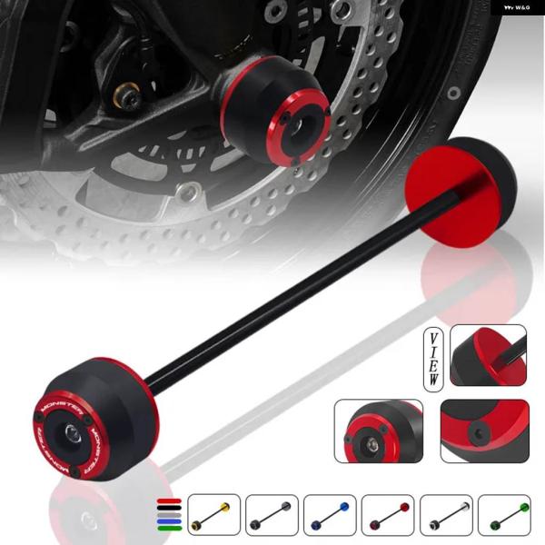 MONSTER620 695 696 795 796 MONSTER797 821 899 1199 PANIGALE バイク フロント リアホイール K アクスル スライダー クラッシュ プロテクター カスタム パーツ アクセサリーHig...
