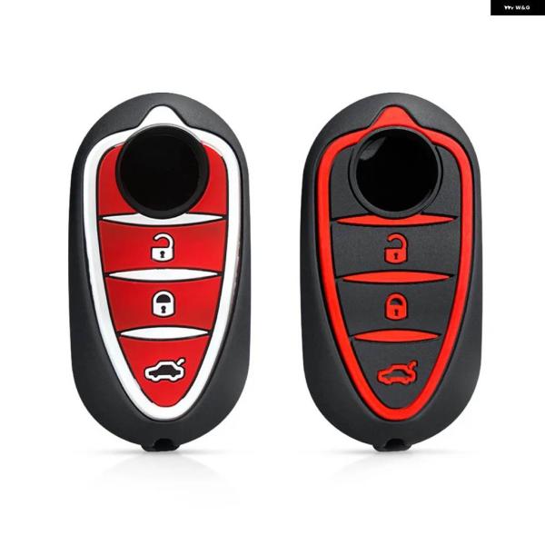 シリコンキーカバー ホルダー アルファロメオ ジュリエッタ ミス ジュニア 4C ロメオ ミト ミス 159 GTO GTA リモコン カー カスタム パーツ アクセサリーHigh-concerned chemical:NoneBrand ...