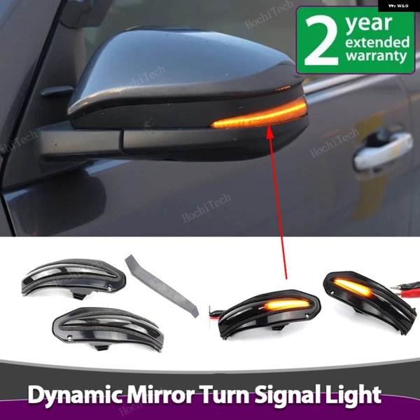 スモークレンズ サイドミラー シーケンシャルウィンカーライト トヨタ RAV4 XA40 4ランナー ハイランダー XU50 クルーガー ノア R80 カスタム パーツ アクセサリーHigh-concerned chemical:NoneF...