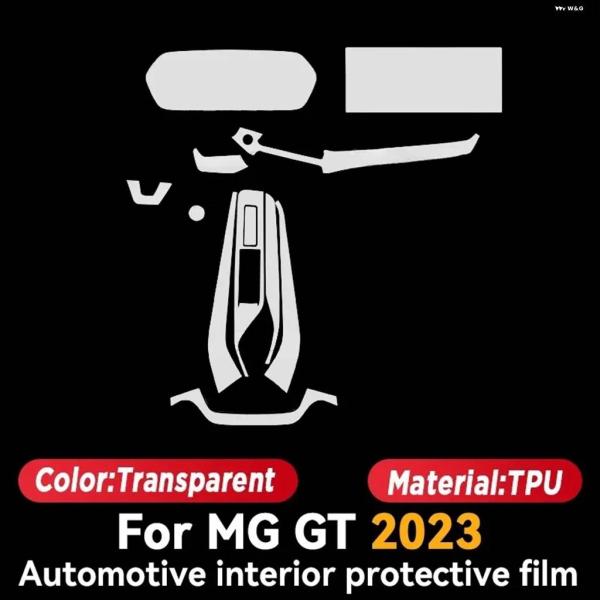車ドア センター コンソール メディア ダッシュボード ナビゲーション MG GT 2023 傷防止 プロテクター フィルム 車内 カスタム パーツ アクセサリーHigh-concerned chemical:NoneExternal Te...