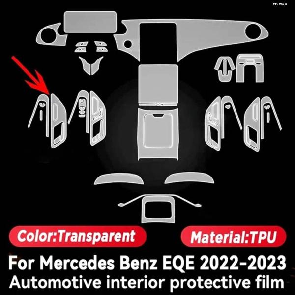 メルセデス ベンツ EQE 2022 2023 車ドア センター コンソール メディア ダッシュボード ナビゲーション 傷防止 プロテクター フィルム 車内 カスタム パーツ アクセサリーHigh-concerned chemical:No...