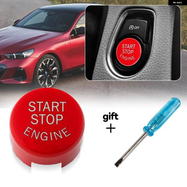 車 エンジン スタートストップスイッチ ボタン カバー +ツール BMW F20 F21 F22 F23 F30 F31 F32 F33 F10 F11 F12 F13 F01 F03 カスタム パーツ アクセサリーSpecial Feat...