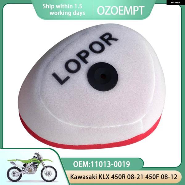 デュアルレイヤーフォーム バイク エア フィルター カワサキ KLX 450R 08-21 450F 08-12 OEM 11013-0019 カスタム パーツ アクセサリーOrigin:Mainland ChinaMaterial:pol...