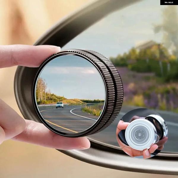 2個 ブラインド スポットミラー 車用交通ミラー 車用バックミラー フルビジョン 360 ワイドアングル パーキング補助凸面ミラー カスタム パーツ アクセサリーHigh-concerned chemical:NoneBrand Name:...