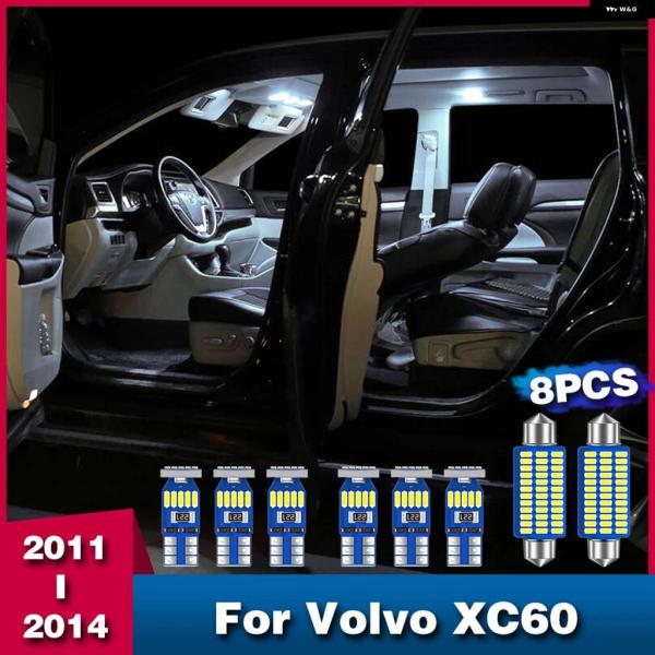 8個 LED 車内フロントリア読書灯トランクランプ装飾 ボルボ XC60 2011 - 14 カスタム パーツ アクセサリーCATEGORY:STICKERSTYPE OF STICKER:CAR LIGHTSPACKAGING:NOT P...