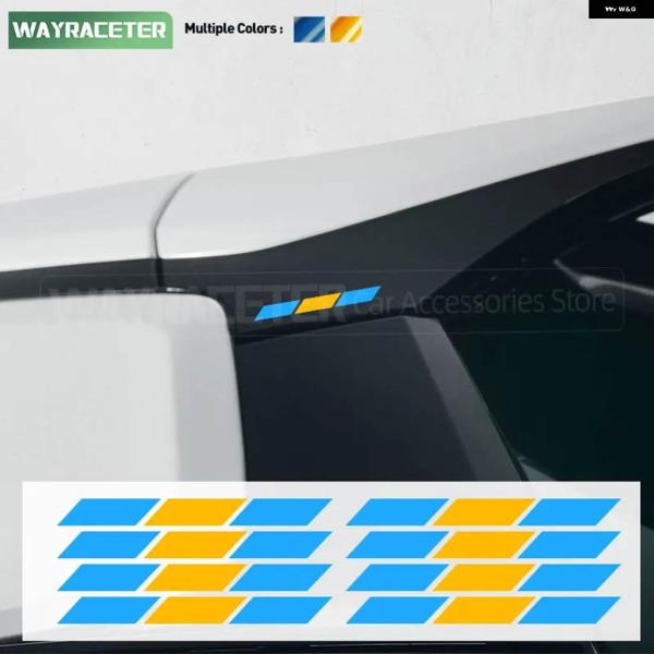 8個/セット クリエイティブ スウェーデン国旗ストライプ ステッカー ボルボ ポールスター 2 2023 5 1 3 4 V70 V60 S60 XC60 XC90 2024 カスタム パーツ アクセサリーCATEGORY:STICKERS...