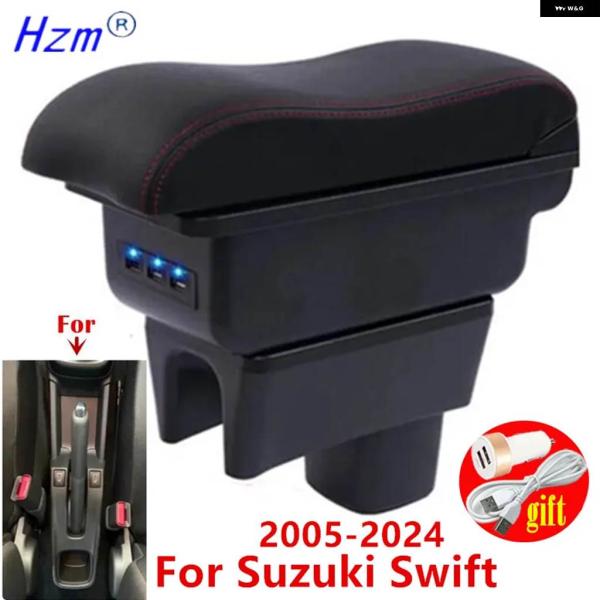 SWIFT アームレストボックス SWIFT 2005-2024 車用アームレスト 曲面 車載収納ボックス 専用 カスタム パーツ アクセサリーHIGH-CONCERNED CHEMICAL:NONESPECIAL FEATURES:CAR...
