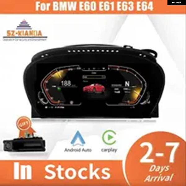 2025 12.3インチ デジタル LCD ダッシュボード BMW 5シリーズ E60 E61 E63 E64 525D クラスター計器 コックピット スピードメーター カスタム パーツ アクセサリーHIGH-CONCERNED CHEMI...