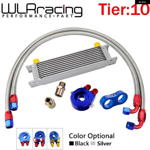 AN10 10列オイルクーラーキット オイルフィルターサンドイッチアダプター AN10ホース ライン セパレーター カスタム パーツ アクセサリーHIGH-CONCERNED CHEMICAL:NONESIZE:AN10 FITTINGMO...