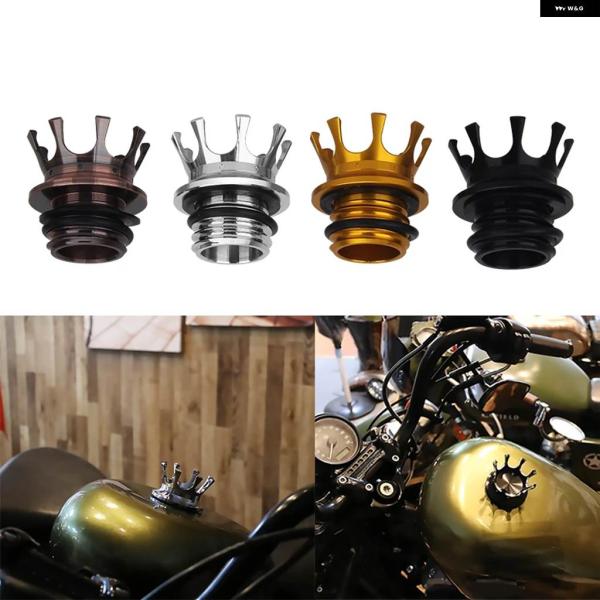 オートバイ燃料タンクカバー 右ねじ リザーバー クラウン オイルキャップ ガス ハーレー ツーリング ソフテイル スポーツスター 883 1200 カスタム パーツ アクセサリーHIGH-CONCERNED CHEMICAL:NONEORI...