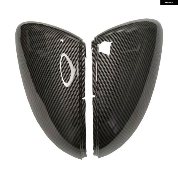カーボンサイドミラーカバーキャップ VW ゴルフ MK7.5 MK7 GTI 7 7.5 RLINE R VII MKVII スポーツワーゲン スポーツバン E-ゴルフ 2013-2019 カスタム パーツ アクセサリーHIGH-CONCE...