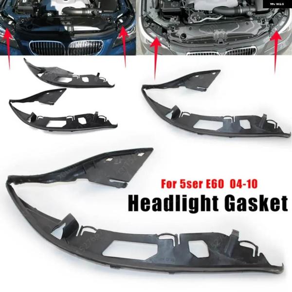 1ペア ゴム製ヘッドライトレンズシールガスケット 左右 BMW E60 5シリーズ 2004-2010 M5 63126934511 63126934512 カスタム パーツ アクセサリーHIGH-CONCERNED CHEMICAL:NO...