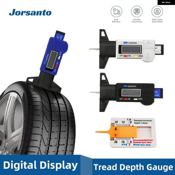 デジタルトレッドデプスゲージ タイヤ タイヤメーター 厚さゲージ モバイルタイヤ摩耗検出測定ツール デプスキャリパー カスタム パーツ アクセサリーMODEL NUMBER:THICKNESS GAUGEDIY SUPPLIES:METAL...