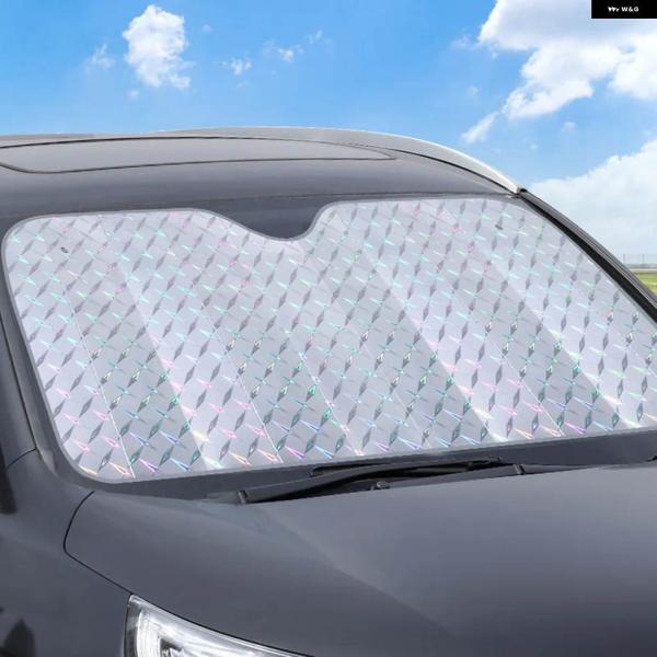 車用フロントウィンドウサンシェードカバー サンシェード フロントガラス バイザー フロントガラス 折りたたみ式 UVカット カーテン スタイリング カスタム パーツ アクセサリーPRODUCT APPLICATION SCENARIOS:O...