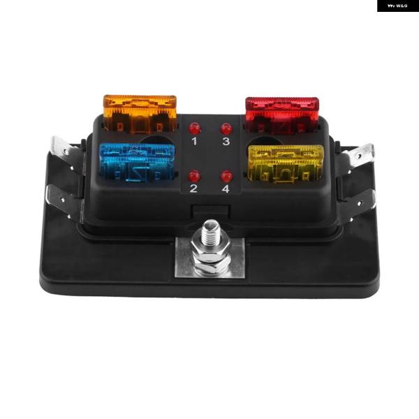 1個 4ウェイ ミニブレードヒューズボックスホルダー 電子フィールド電気機器 車 カスタム車 バス ボート カスタム パーツ アクセサリーHIGH-CONCERNED CHEMICAL:NONEBRAND NAME:DOACTORIGIN:...