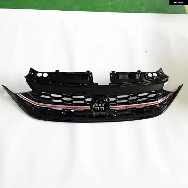 GLIスタイル ABSグリル フロントアッパー ラジエーターグリル フォルクスワーゲン VW ジェッタ MK7 2022 2023 カーアクセサリー カスタム パーツ アクセサリーHIGH-CONCERNED CHEMICAL:NONESP...