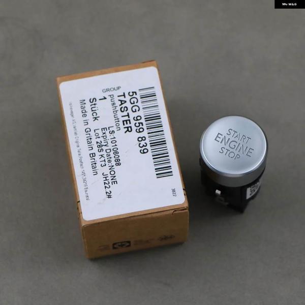 5GG959839 スタートストップボタン エンジンイグニッションスイッチ VW ゴルフ 7 MK7 VII 5GG 959 839 カスタム パーツ アクセサリーHIGH-CONCERNED CHEMICAL:NONESWITCH PIN...