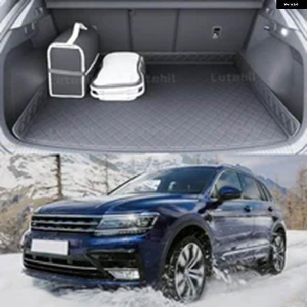 フォルクスワーゲン VW ティグアン 5人乗り 2017 - 22 3D カートランクマット カーゴライナー カーペット インテリアカバー カスタム パーツ アクセサリーHIGH-CONCERNED CHEMICAL:NONEFILLING...