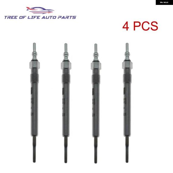 4.4V グロープラグセット 4個 VW ゴルフ パサート ポロ ティグアン トゥアレグ アルテオン アマロック クラフター キャディ イオス シロッコ 059963319AB 059963319F カスタム パーツ アクセサリーREFER...