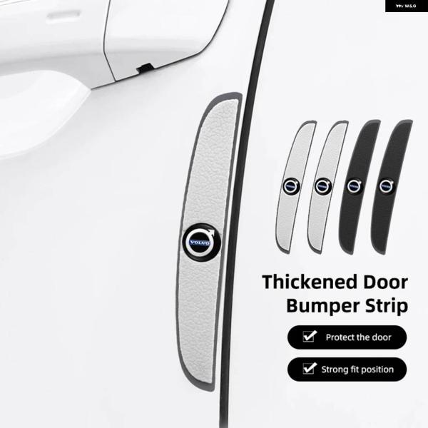 4PCS 車ドア 傷防止ストリップ ボルボ XC40 XC90 XC60 CX70 S60 V60 V70 S90 ゴム装飾ステッカー カスタム パーツ アクセサリーHIGH-CONCERNED CHEMICAL:NONEMATERIAL:...