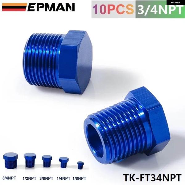 3/4インチNPT 六角頭オスポート プラグブロックオフティング アダプター ブルー TK-FT34NPT カスタム パーツ アクセサリーSpecial Features:universalItem Diameter:00inchItem ...