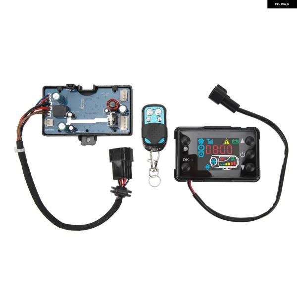 LCDモニタースイッチカーエア パーキング ヒータースイッチ リモコン 暖房装置 コントローラ ーセットエアディーゼルヒーター用12V/24V カスタム パーツ アクセサリーHigh-concerned chemical:NoneSpeci...