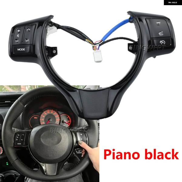 トヨタ ヴィッツ/ヤリス 2012 - 16 ステアリングホイール コントロール ボタン スイッチ カスタム パーツ アクセサリーHigh-concerned chemical:NoneSpecial Features:Top qualit...