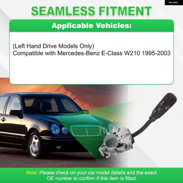 メルセデス ベンツ E クラス W210 1995-2003用 6ピン ウィンカー インジケーター スイッチ ワイパー ストークコラムスイッチ A2105450110 2105450110 カスタム パーツ アクセサリーOrigin:Mai...