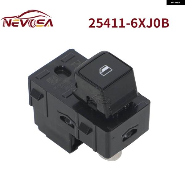 日産 エクストレイルT33 2021-23 助手席用電動ウィンドウ コントロール スイッチ 254116XJ0B 20200716 00783L01 25411-6XJ0B カスタム パーツ アクセサリーHigh-concerned che...