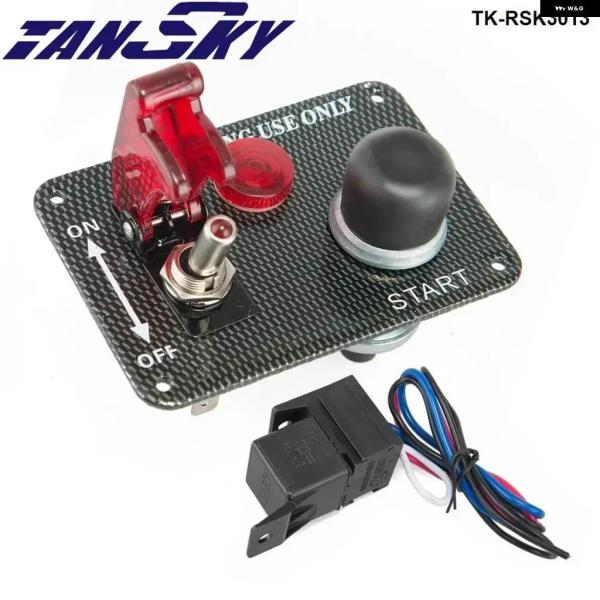 レーシングスイッチキット カーエレクトロニクス/スイッチ パネル - フリップアップスタート/ イグニッション /アクセサリー ジープ YJ/TJ 87-06 TK-RSK3013 カスタム パーツ アクセサリーHigh-concerned...