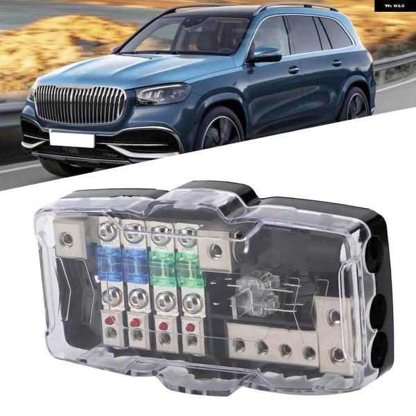 配電ヒューズ ボックス ブロック 12V-24V LEDカー オーディオ ステレオ ヒューズ ホルダー 電源分割車RVキャンパー カスタム パーツ アクセサリーHigh-concerned chemical:NoneBrand Name:E...