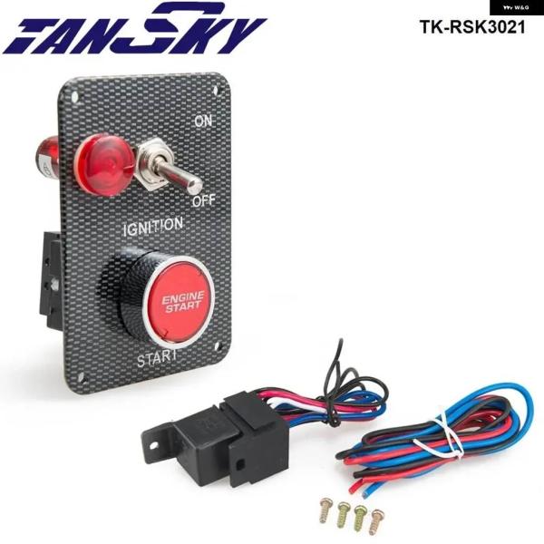 パフォーマンススターター プッシュ ボタン レッドセーフティカバー パネル スイッチキット レーシング TK-RSK3021 カスタム パーツ アクセサリーHigh-concerned chemical:NoneSpecial Featur...