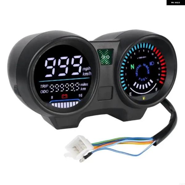 オートバイ LCD デジタル計器 パネル ゲージ スピード メーター オドメーター タコメーター クリア ディスプレイ CG150 ファン 150 カスタム パーツ アクセサリーHigh-concerned chemical:NoneOri...