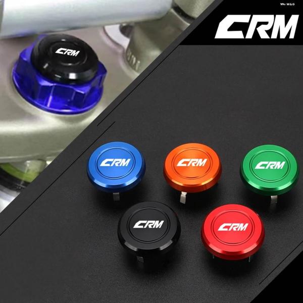 オートバイ ステアリングステムナットキャップ 装飾 カバー ホンダ CRM250R CRM250AR CRM 250 R AR 1994 1995 1996 1997-1999 カスタム パーツ アクセサリーProtective parts...