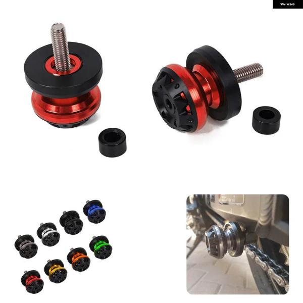オートバイ M6 スイングアーム スライダー スプール スクリュー オートバイ ヤマハ YZF-R1 1998-2019 YZF-R3 2015-2019 カスタム パーツ アクセサリーHigh-concerned chemical:Non...