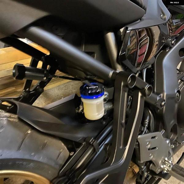 ヤマハ MT07 2014-2025 2020 - 24 オートバイ フロント リア ブレーキ フルード リザーバー カバー エンジン オイル キャップ カスタム パーツ アクセサリーHigh-concerned chemical:None...