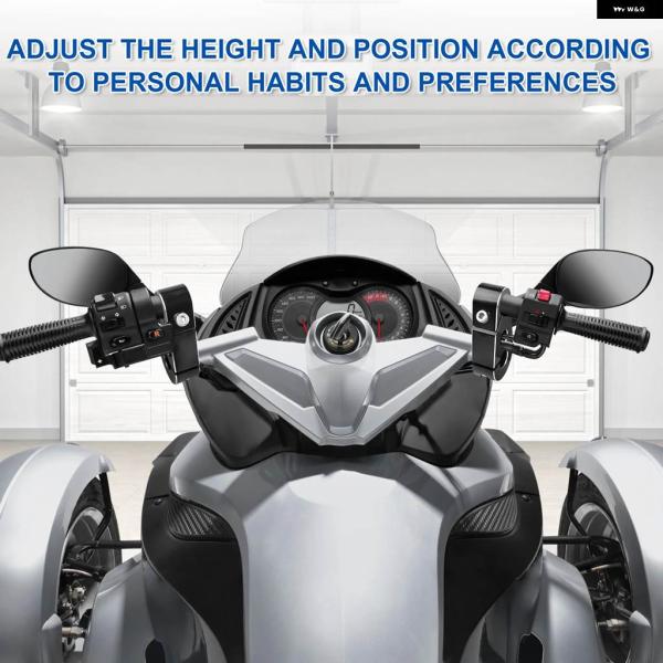 ハンドルバー ライザー プルバック ハンドルバー ライザー CAN AM SPYDER RS RS-S GS 2008 - 12 ATV カスタム パーツ アクセサリーHigh-concerned chemical:NoneFor ATV ...
