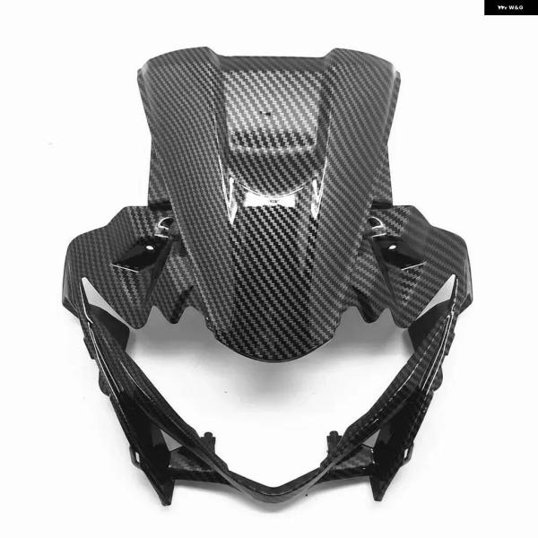 GSXR250 GSX250R 2017 - 20 アッパーフロントノーズ ヘッドライト フェアリング カーボンカラー カスタム パーツ アクセサリーHigh-concerned chemical:NoneMotobike Make:SUZ...